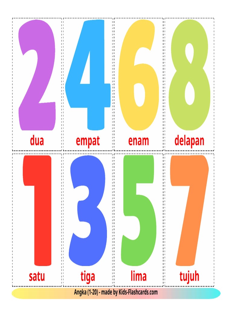 Flash Card Angka | PDF