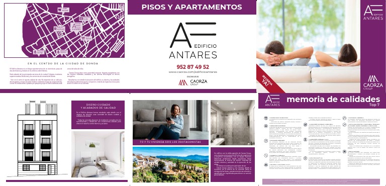 Triptico Edificio Antares Web | PDF | Ingeniería de Edificación | Sectores Economicos