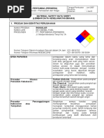 Material Safety Data Sheet (MSDS) Lembar Data Keselamatan Bahan (LDKB ...