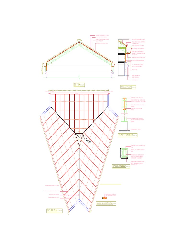 Skylight Detail | PDF | Window | Civil Engineering