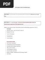 Efficient Use of Paper Rule | PDF | Judiciaries | Government Information