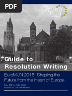 Model UN Made Easy: How To Write A Resolution | PDF | United Nations ...
