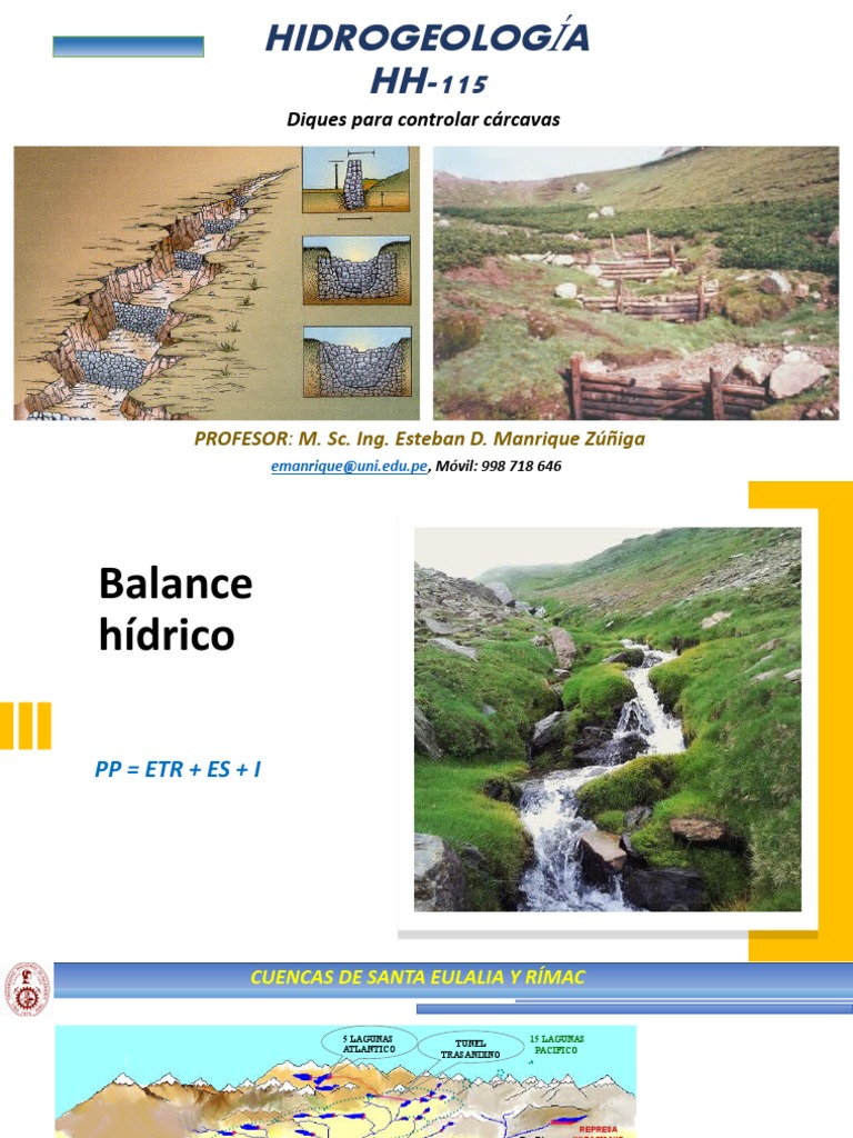 Sesión12 - Balance Hídrico - Sembrando Agua | PDF | Evapotranspiración ...