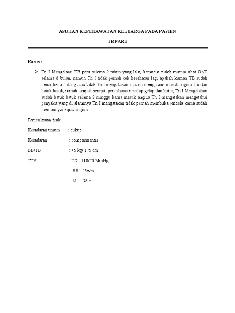 Skoring TB Paru | PDF