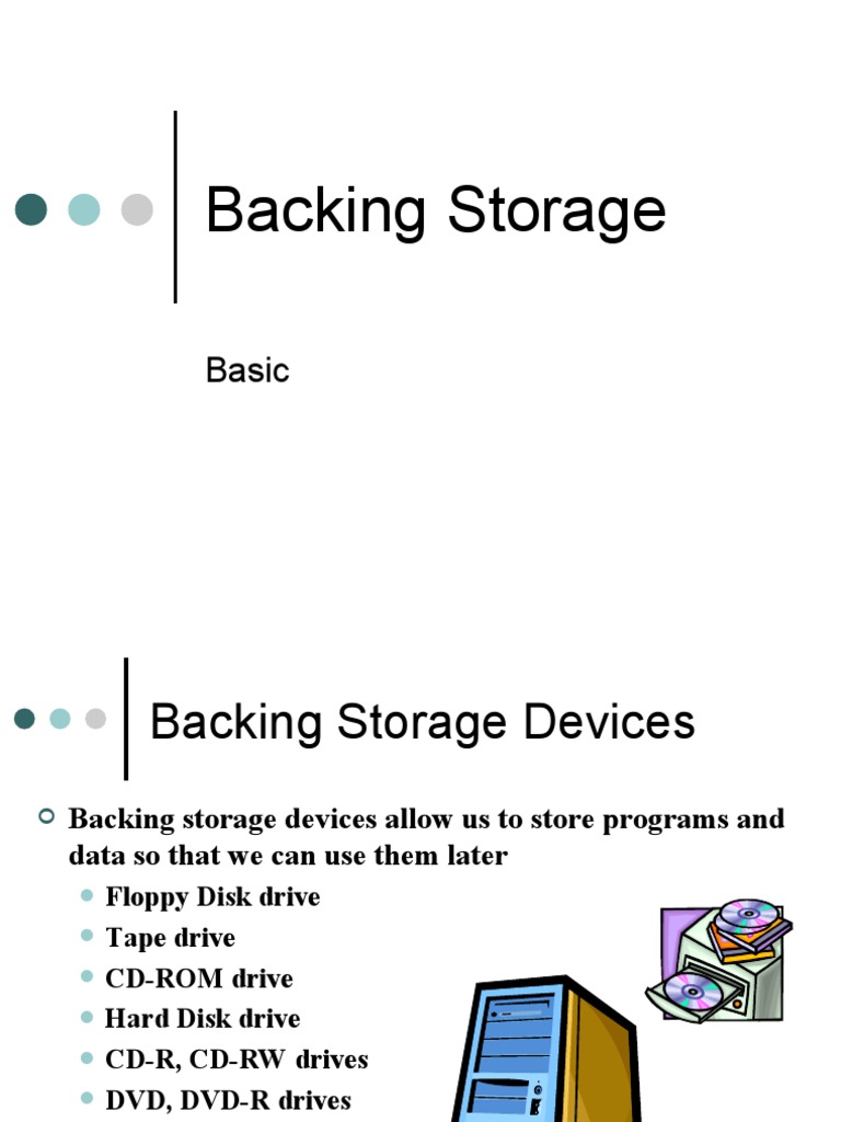 Backing Storage | PDF | Usb Flash Drive | Hard Disk Drive