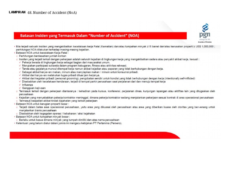 Lampiran 48. Number of Accident (NoA) | PDF