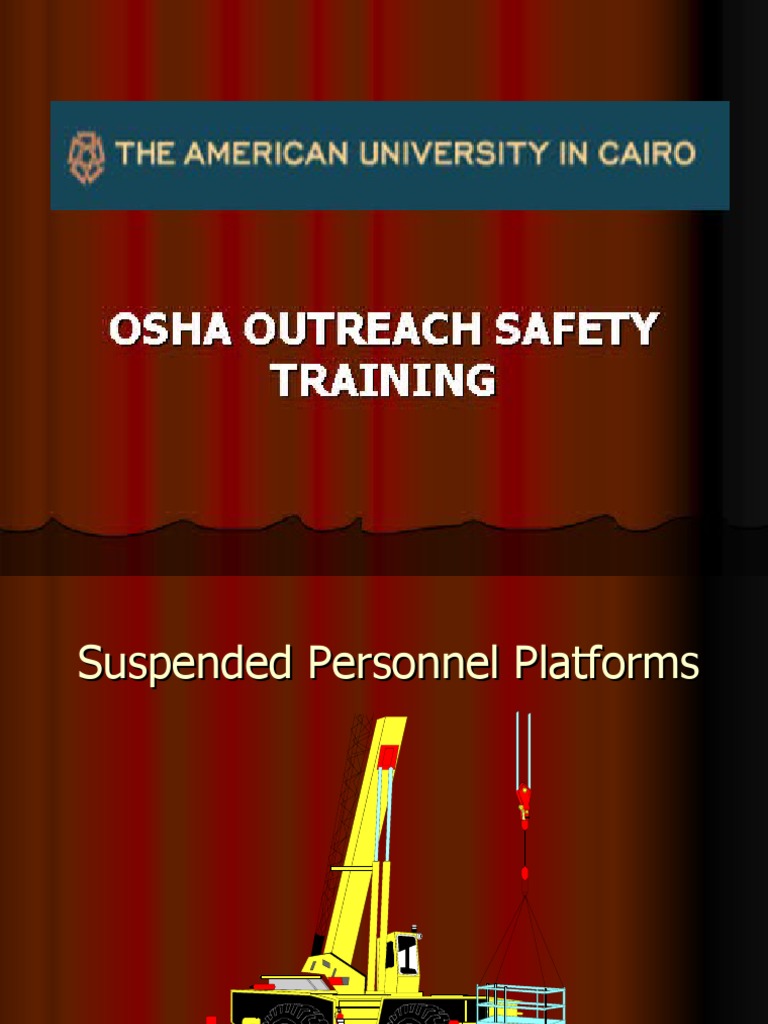 OSHA Office of Training & Education 1 | PDF | Computers | Technology ...