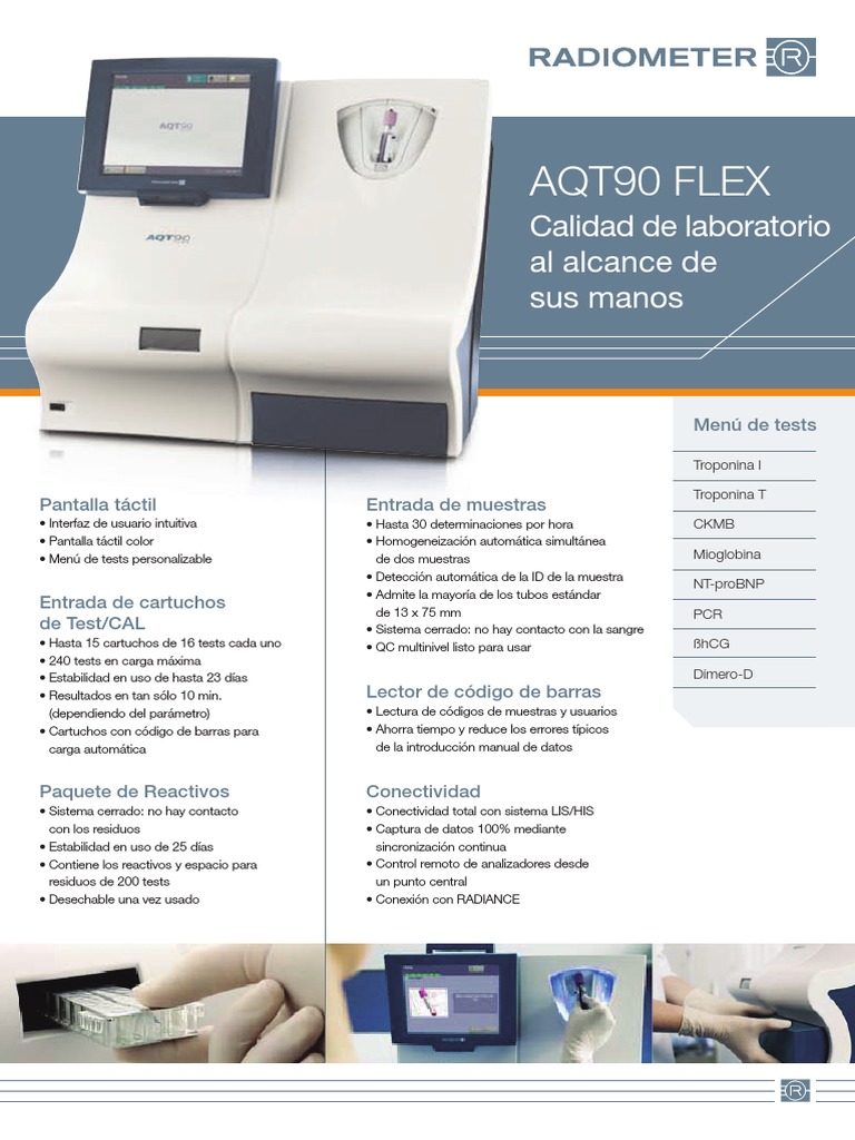 RADIOMETER AQT90Flex Marcadors | PDF | Informática y tecnología de la ...