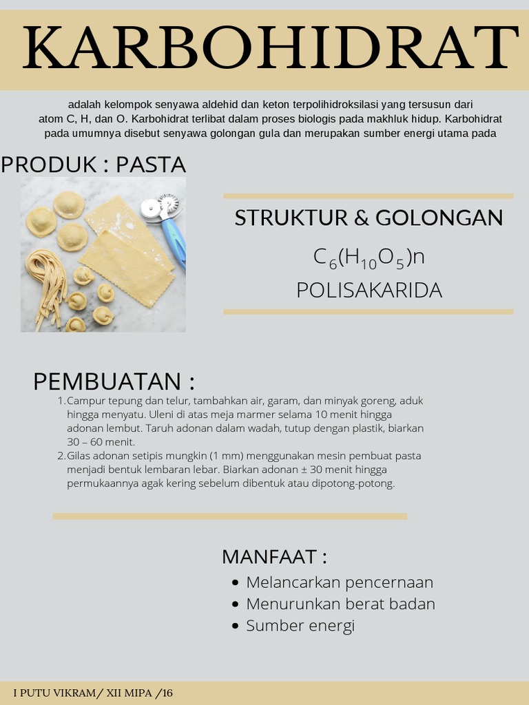 Polimer Poster | PDF | Memasak, Makanan, & Anggur | Kesehatan Holistik