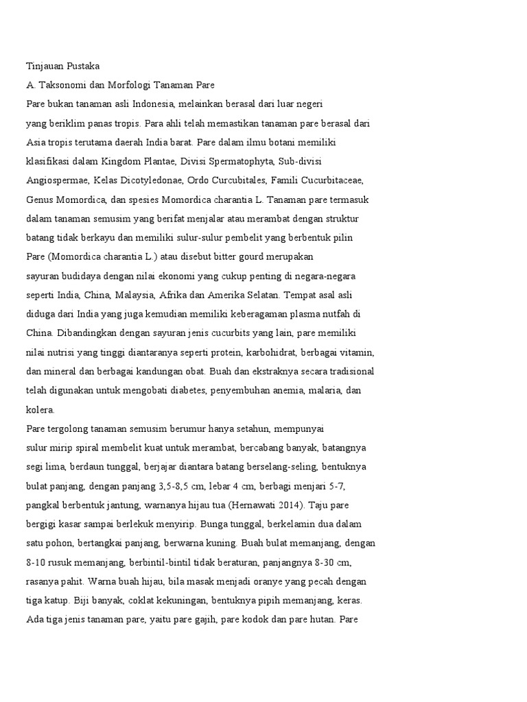 Tinjauan Pustaka Dan Pembahasan | PDF