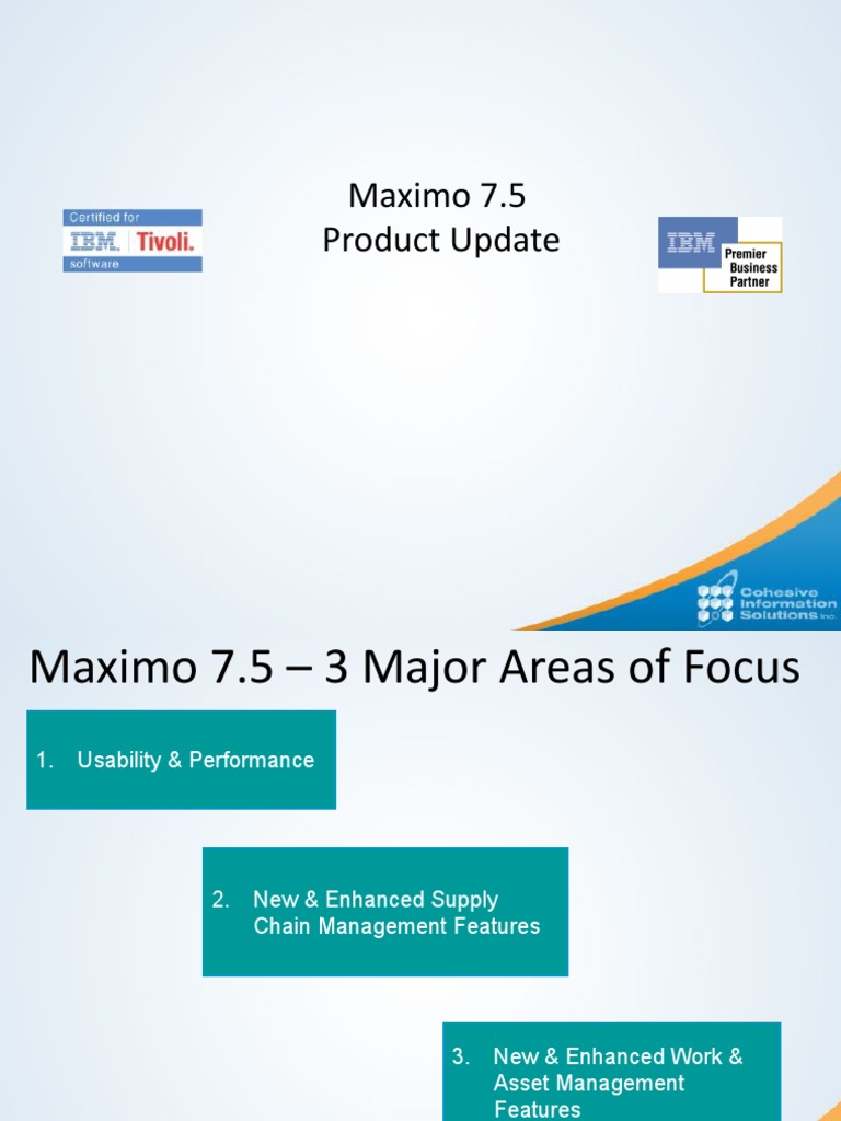 Annex C NPGCL Cmms Ibm Maximo 7.5 Intro | PDF | Receipt | Inventory