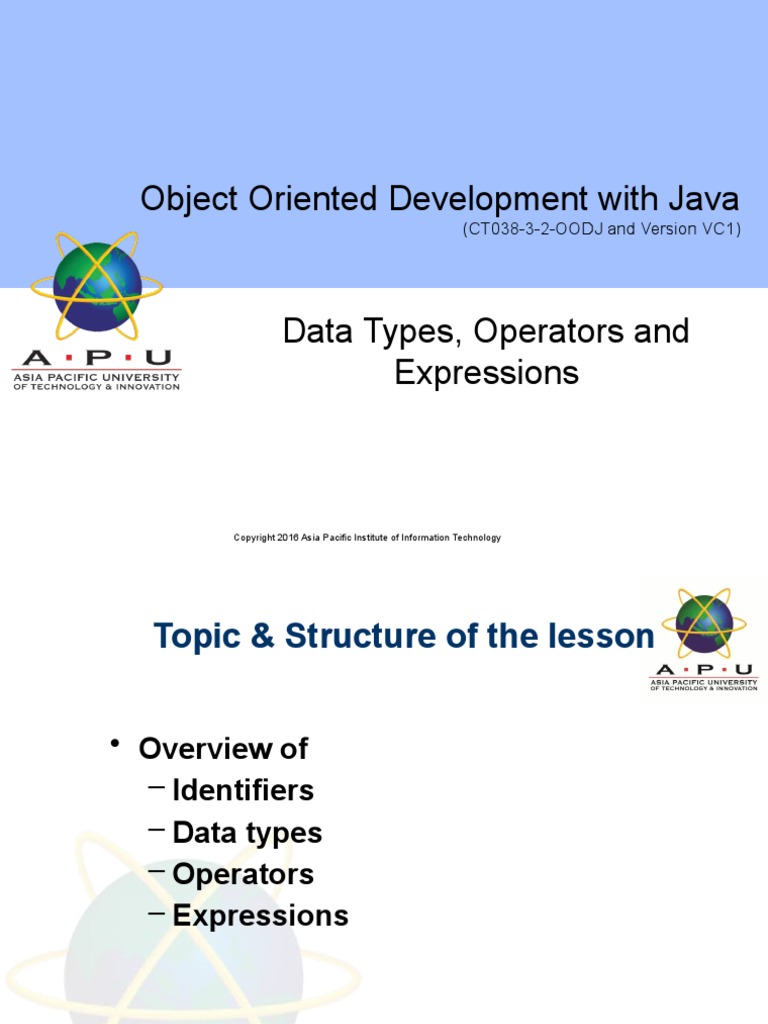 21 Datatype Operators Expression Ppt In Java Pdf Data Type Variable Computer Science