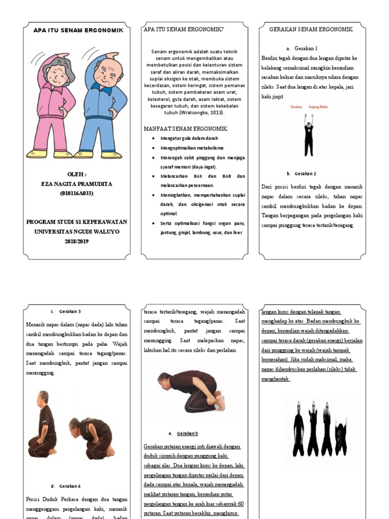 Senam Ergonomik dan Manfaatnya | PDF
