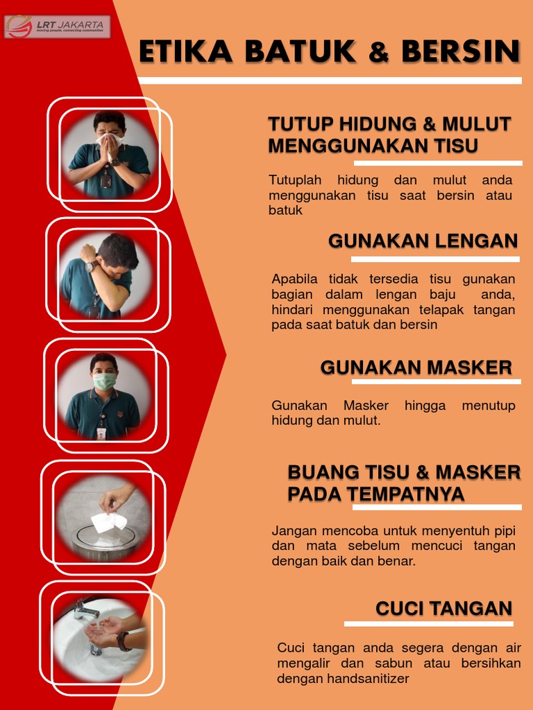 Desain Poster Etika Batuk Dan Bersin 4 | PDF