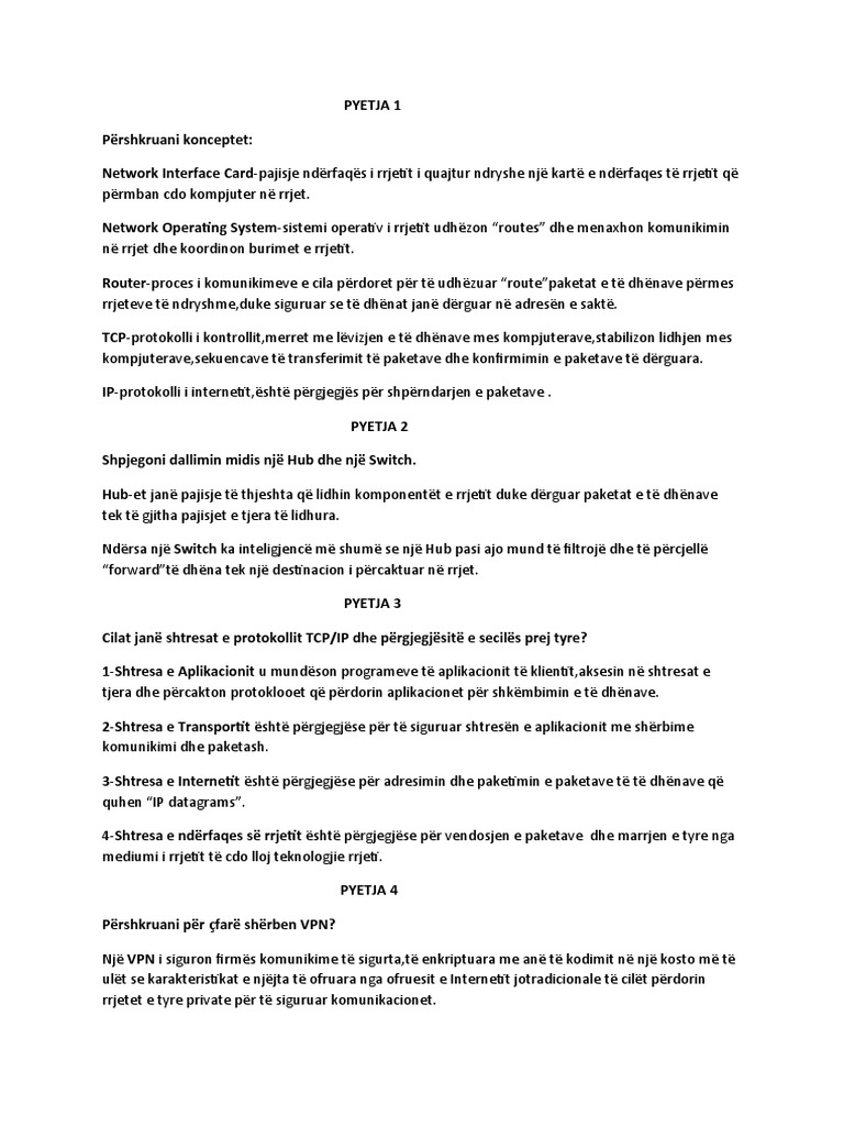Pyetje Për Përsëritje | PDF
