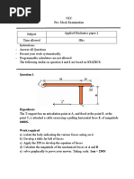 Exam Questions +solutions UT Q1234 | PDF | Friction | Force