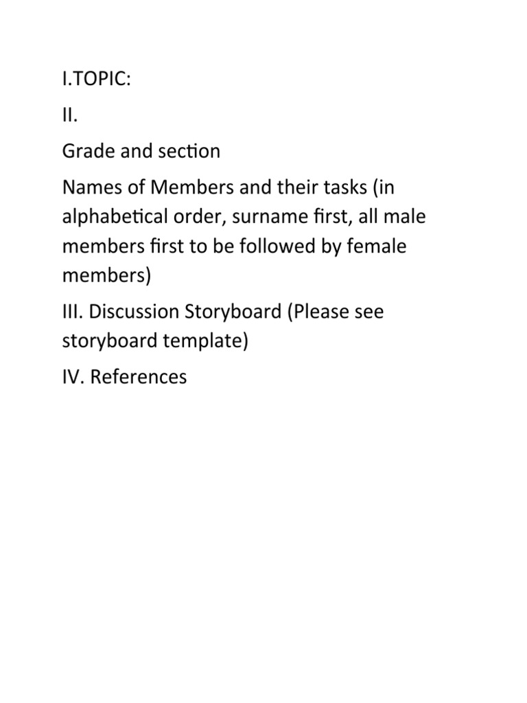 Written Report Template | PDF