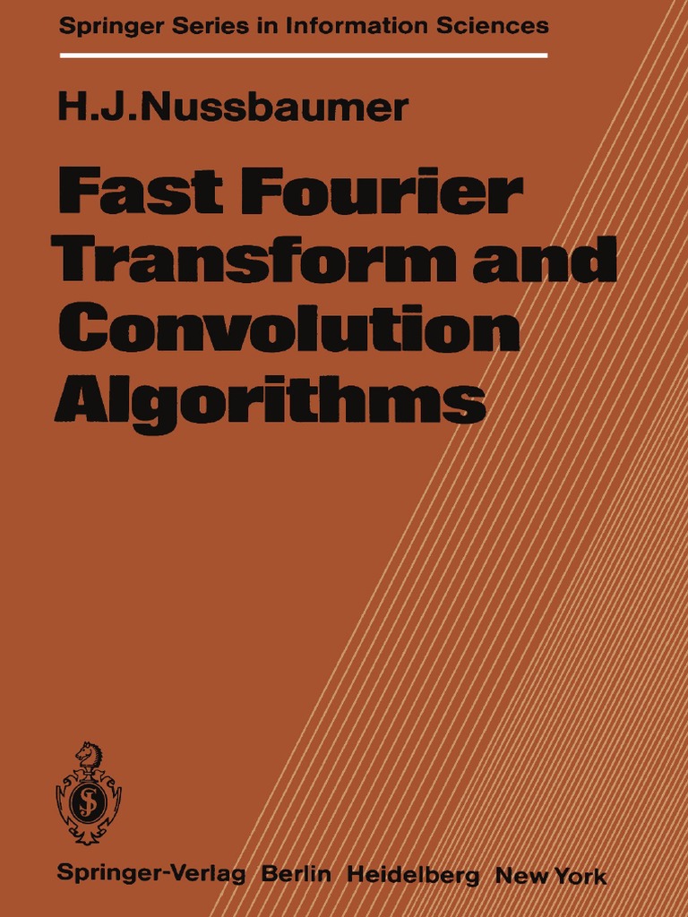 1981 Book FastFourierTransformAndConvolu | PDF | Fast Fourier Transform | Discrete Fourier Transform