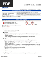 Great Value Bleach MSDS Sheet | PDF | Personal Protective Equipment | Water