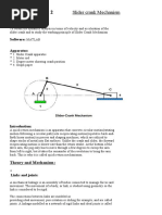ABE055 Slider Crank Mechanism | PDF | Mechanical Engineering | Mechanics