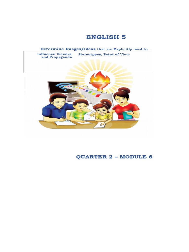 English 5 Quarter 2 Module 6determine Imagesideas That Are Explicitly ...