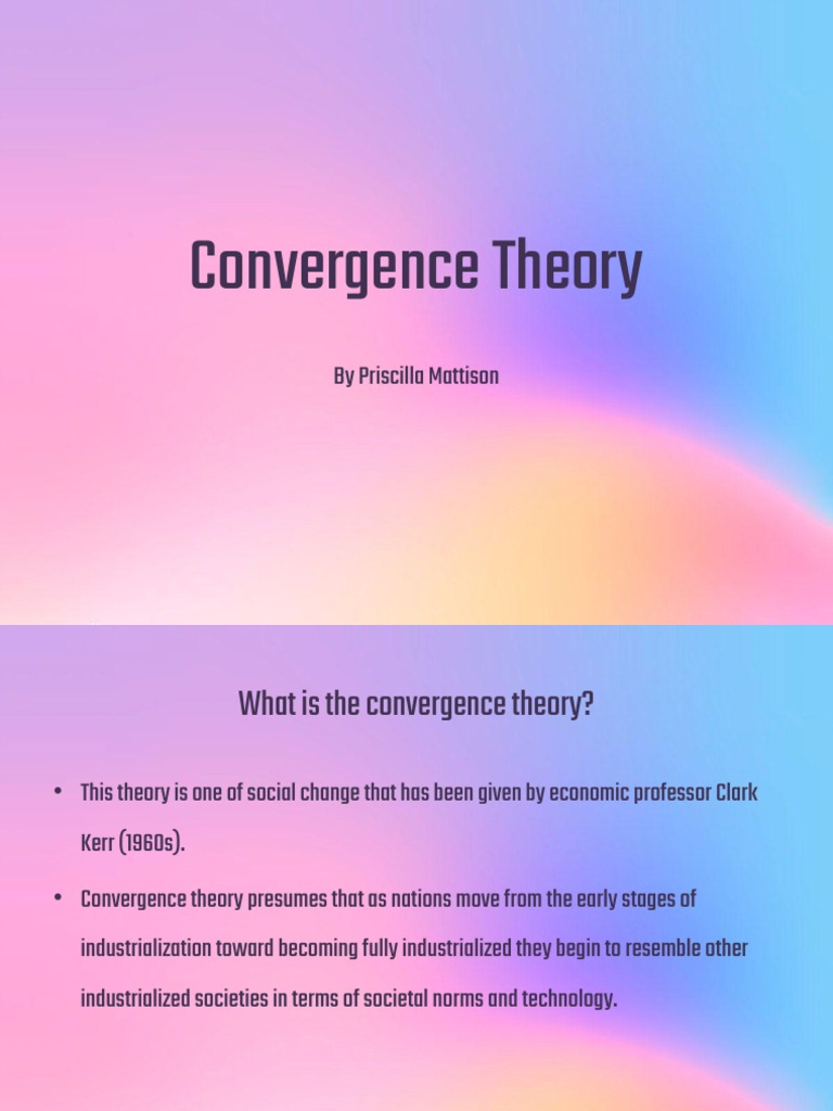 Convergence Theory | PDF | Economic Growth | Macroeconomics