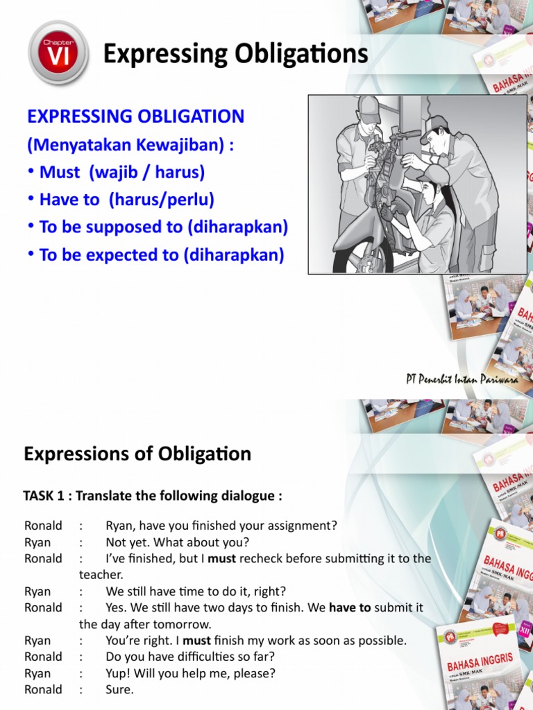 File For Task of Unit 6-Expressing Obligations-Class 3-Sem 5-Smk | PDF ...