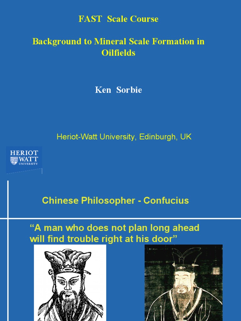 Oilfield Mineral Scale Management Insights | PDF | Carbonate | Calcium