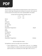 Suit For Declaration & Permanent Injunction-1116 | PDF | Judgment (Law ...