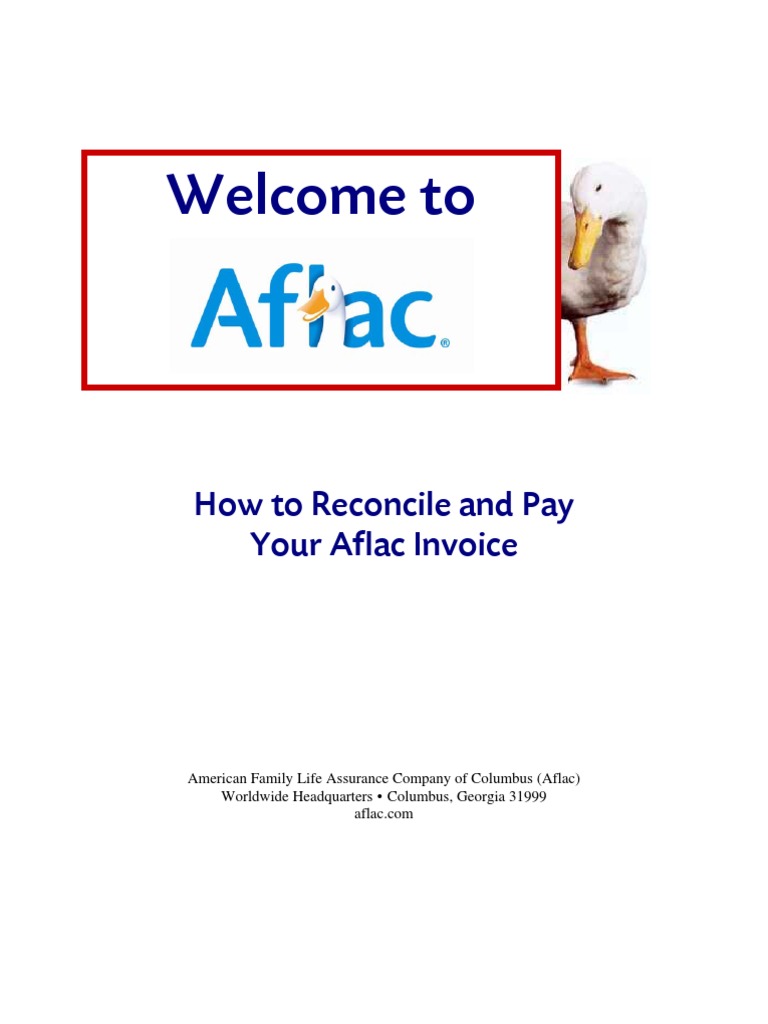 How To Reconcile and Pay Your Aflac Invoice | PDF | Insurance | Invoice