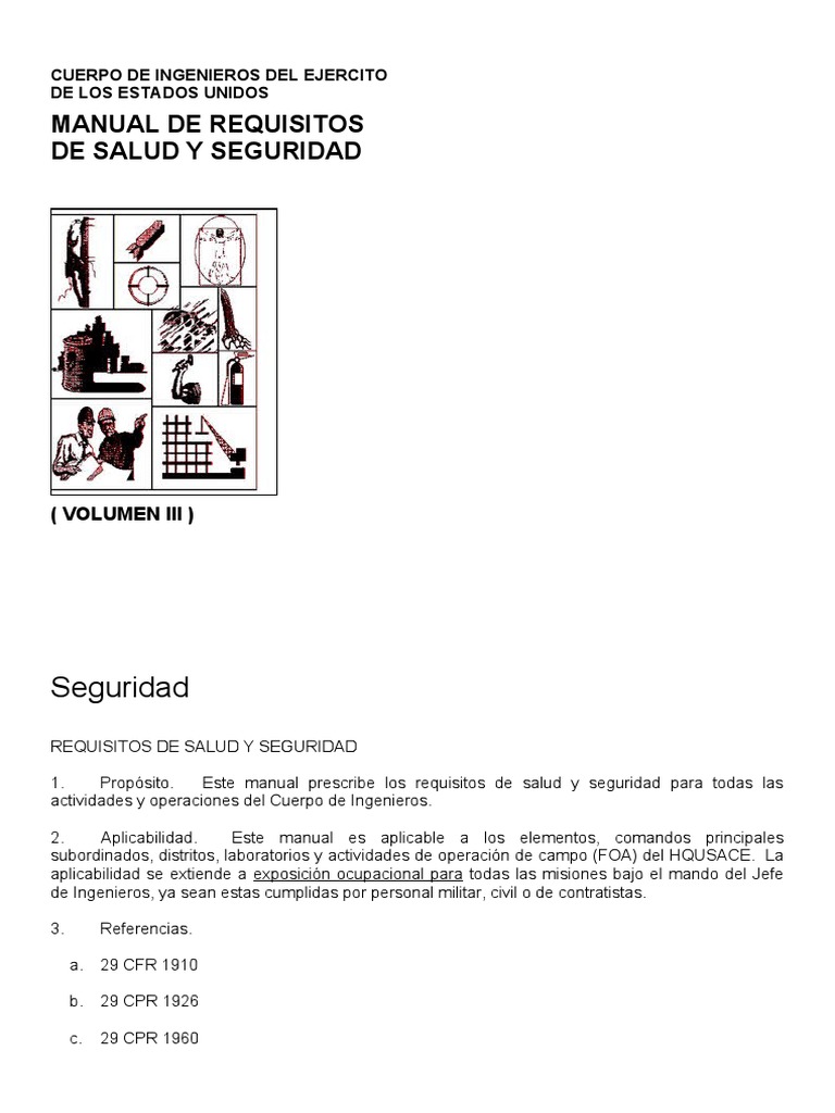 Manual Completo OSHA | PDF | Seguridad y salud ocupacional | Agua potable