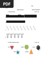 Class 2 English Listening Activity | PDF