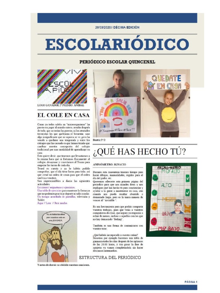 Estructura Del Periódico | PDF