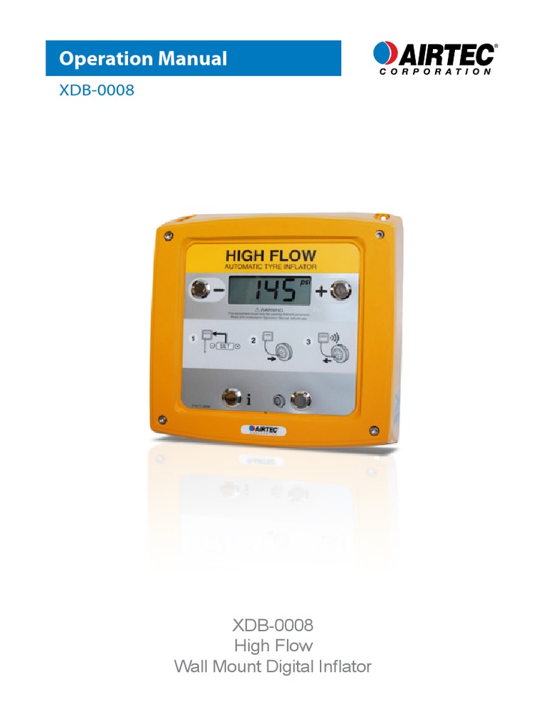 Airtec Operation-Manual XDB-0008 1410v01-Au | PDF
