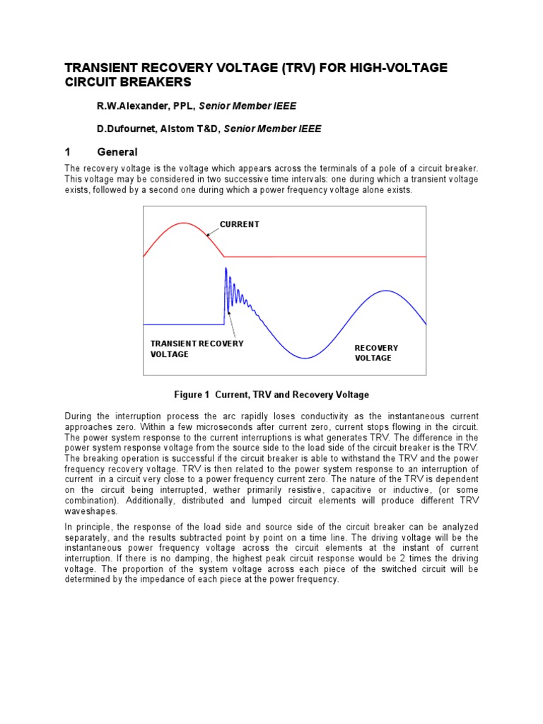 TRV Circuit Breakers | PDF