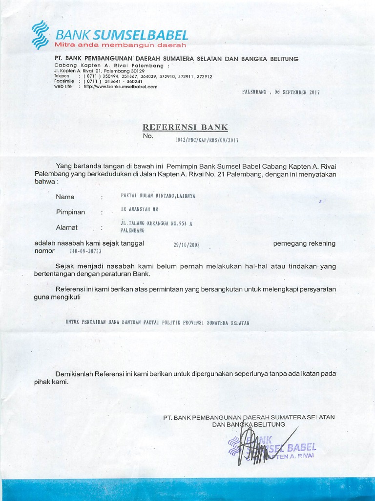 Contoh Rekening | PDF