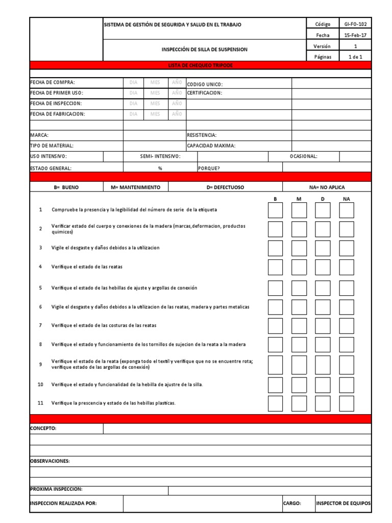 Formatos Inspeccion de Equipos | PDF | Corrosión | Ingeniería mecánica