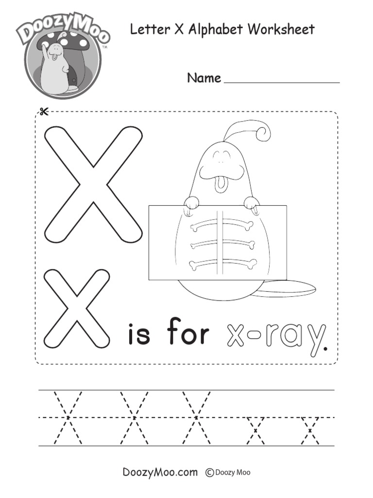Https Doozymoo - Com PDF Alphabet-Book Letter-x-Alphabet-Activity ...