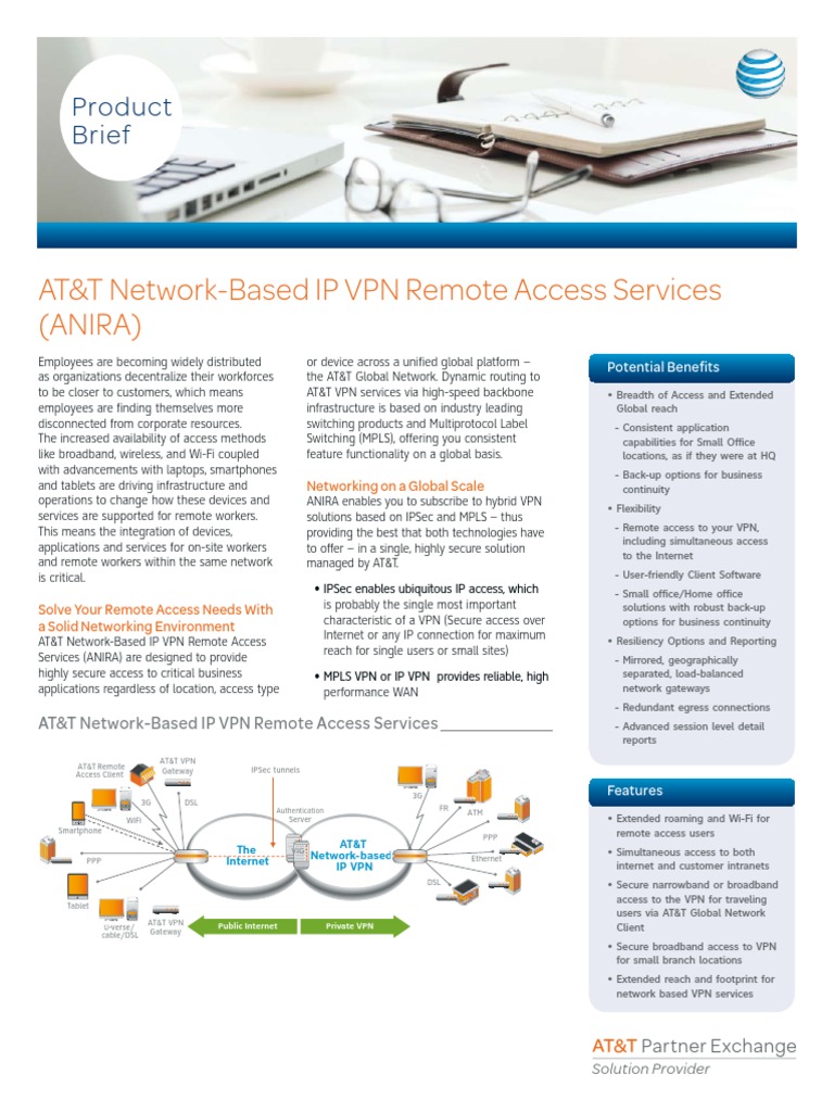 AT&T Network-Based IP VPN Remote Access Services (Anira) : Product ...