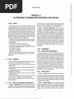 ASME Sec V - 2019 - Article 5 | PDF | Calibration | Ultrasound