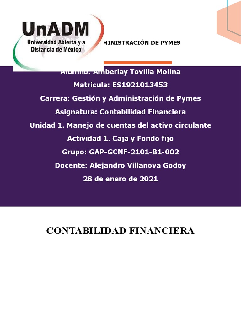 GCNF U1 A1 Amtm | PDF | Dinero | Bancos