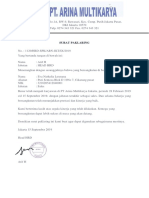 Contoh Template Surat Paklaring | PDF