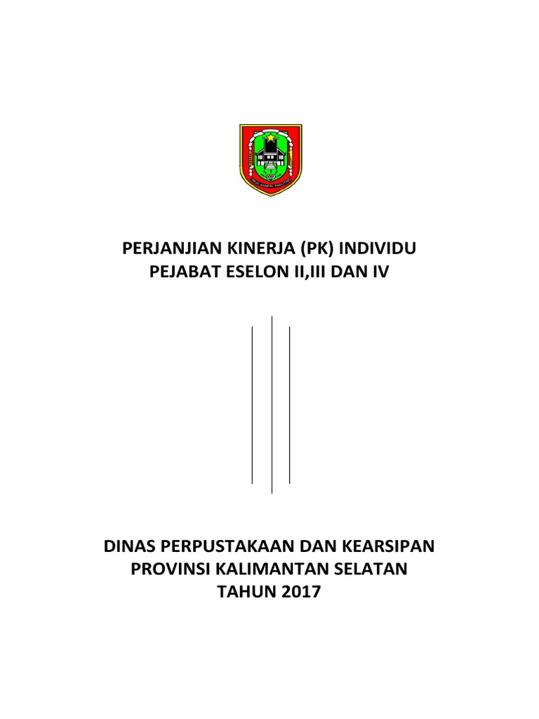 Contoh Perjanjian Kinerja ASN Eselon III | PDF