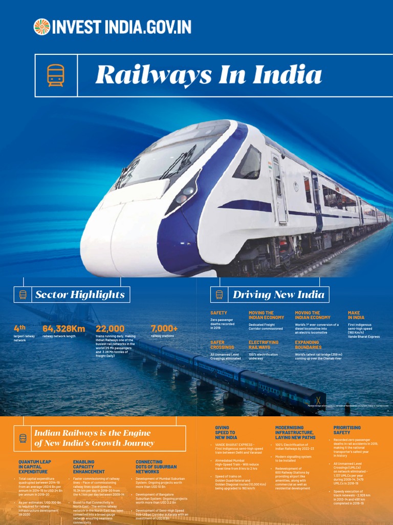 Railway Brochure v7 | Download Free PDF | Rail Transport | High Speed Rail