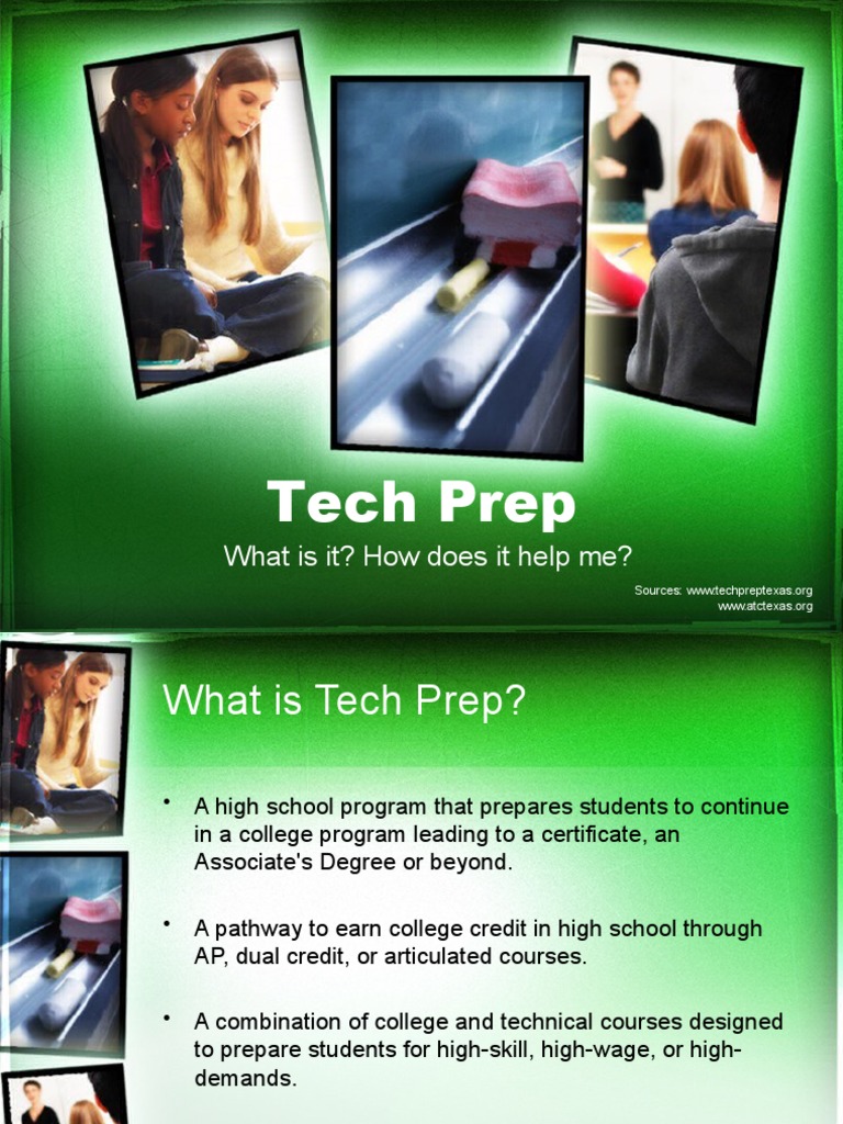 Tech Prep Presentation For Students | PDF | Advanced Placement | Course ...