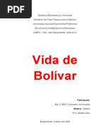 Vida de Simón Bolívar | PDF