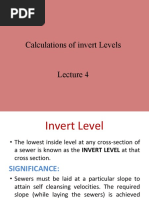 Lecture 5-Calculation of Invert Levels: Significance | PDF | Sanitary ...