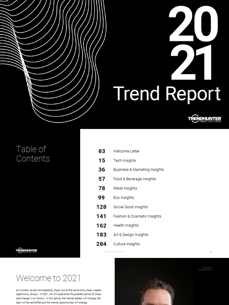 Trend Hunter 2021 Trend Report | PDF | Streaming Media | Brand