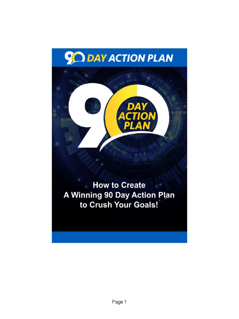 How To Create A Winning 90 Day Plan To Crush Your Goals | PDF | Self ...