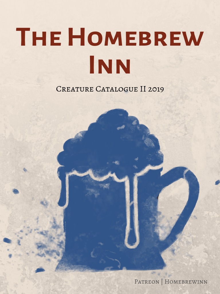 (Creature Catalogue) The Homebrew Inn | PDF | Dwarf (Dungeons & Dragons ...